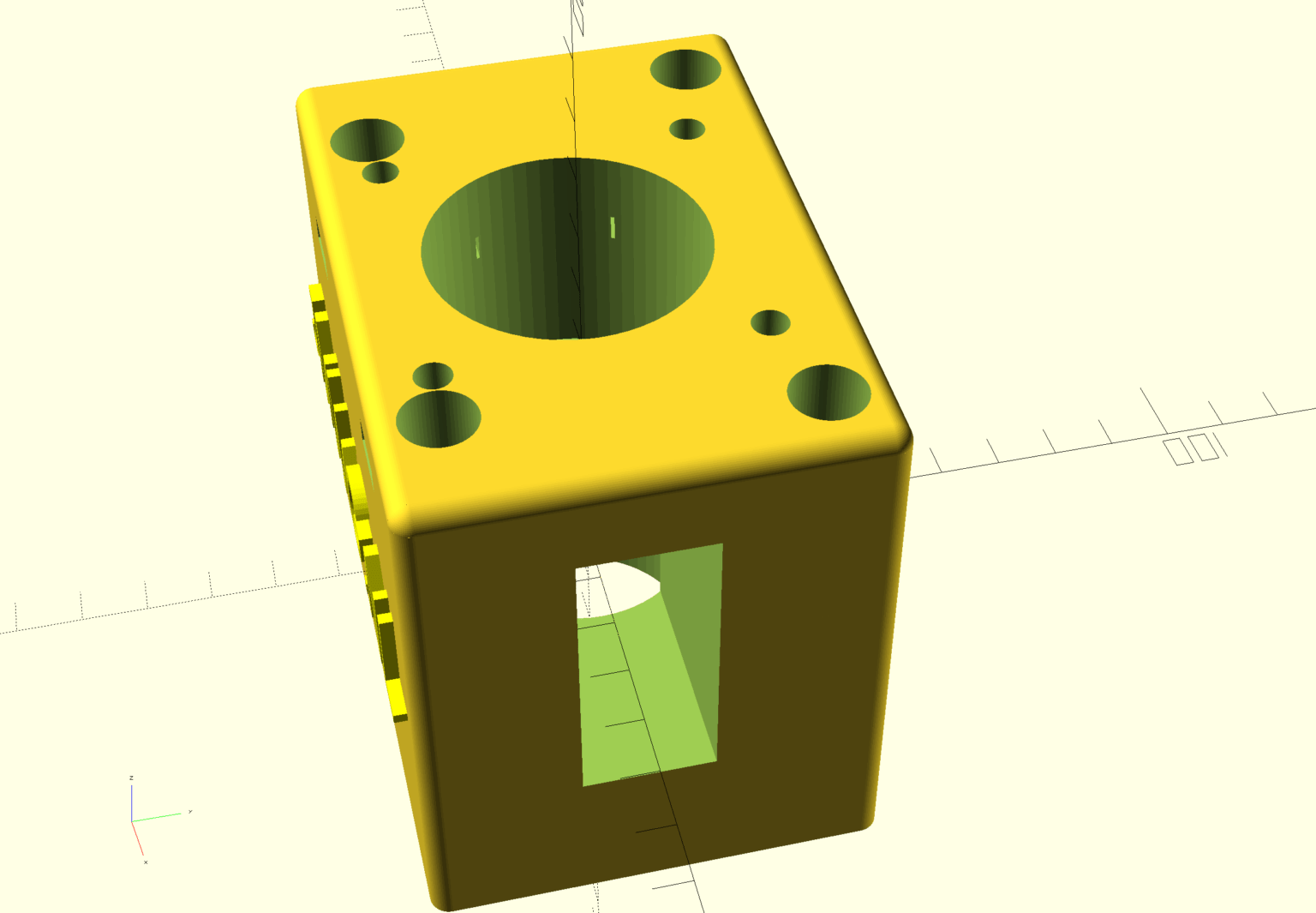 Minimill CNC conversion WMD16LV Z-axis adapter for NEMA23 direct drive ...