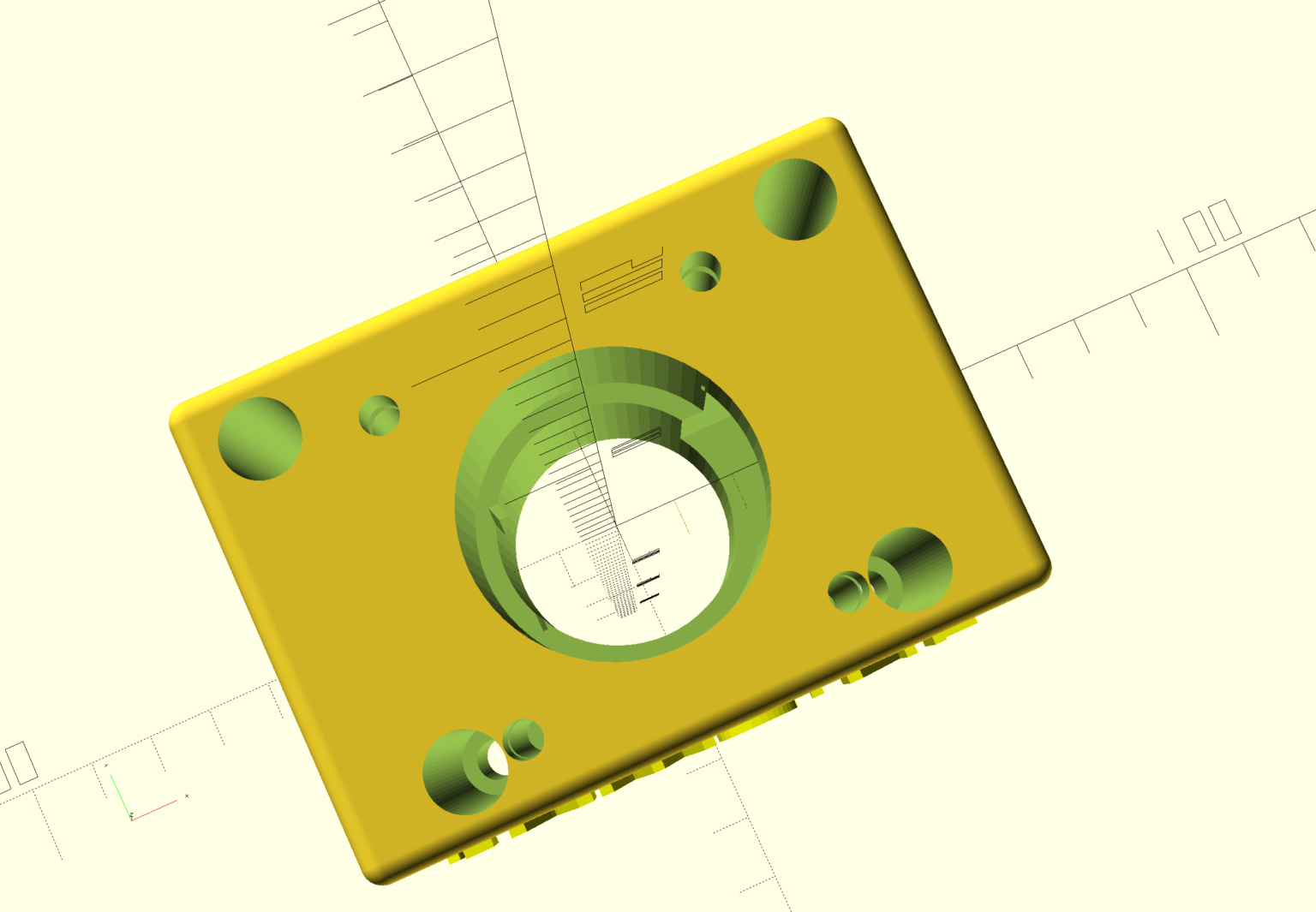 Minimill CNC conversion WMD16LV Z-axis adapter for NEMA23 direct drive ...